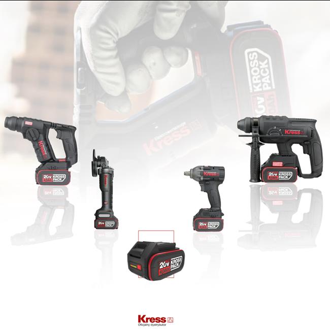 Kress Kross Pack – wiele urządzeń, jeden akumulator | Narzedzia.pl