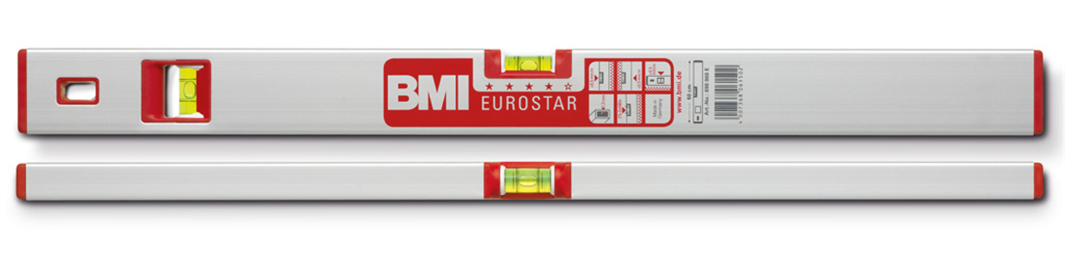 Poziomnica aluminiowa magnetyczna BMI EUROSTAR 60 | Narzedzia.pl