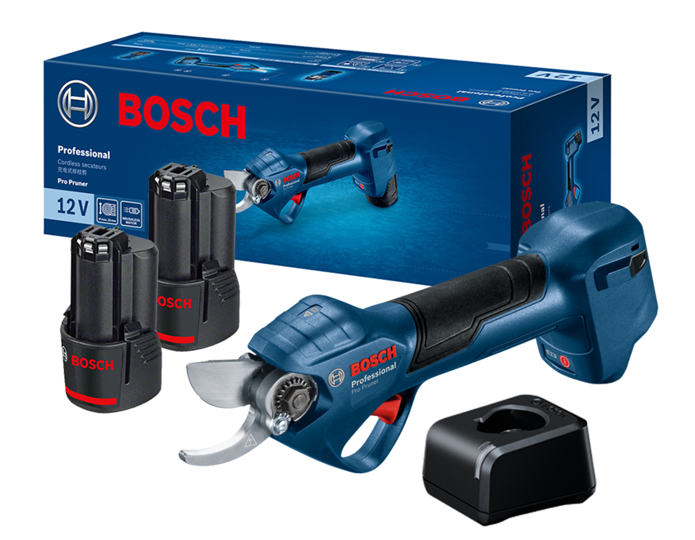 Sekator akumulatorowy Bosch Pro Pruner 2x3,0Ah | Narzedzia.pl