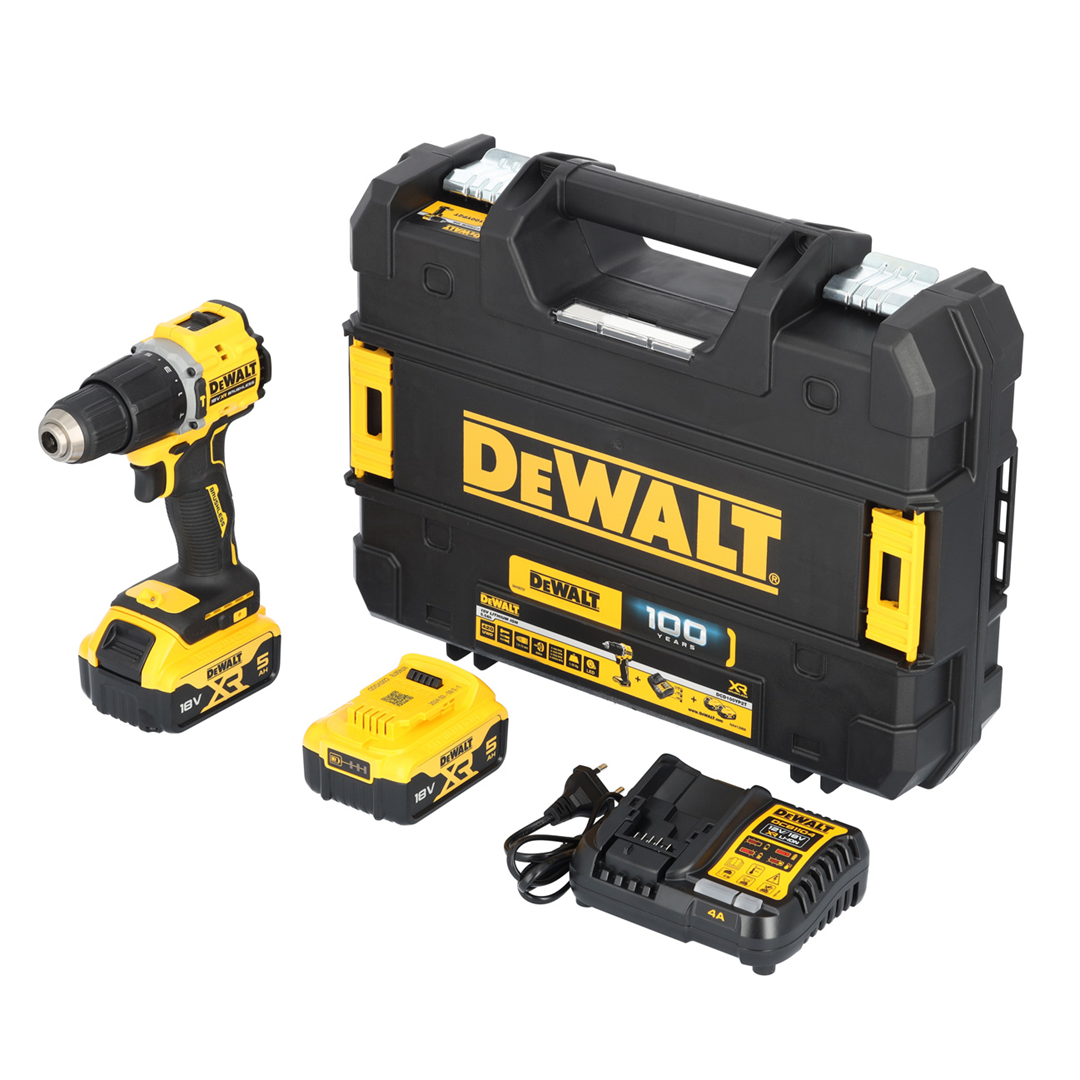 Wiertarko-wkrętarka udarowa DeWalt DCD100YP2T | Narzedzia.pl
