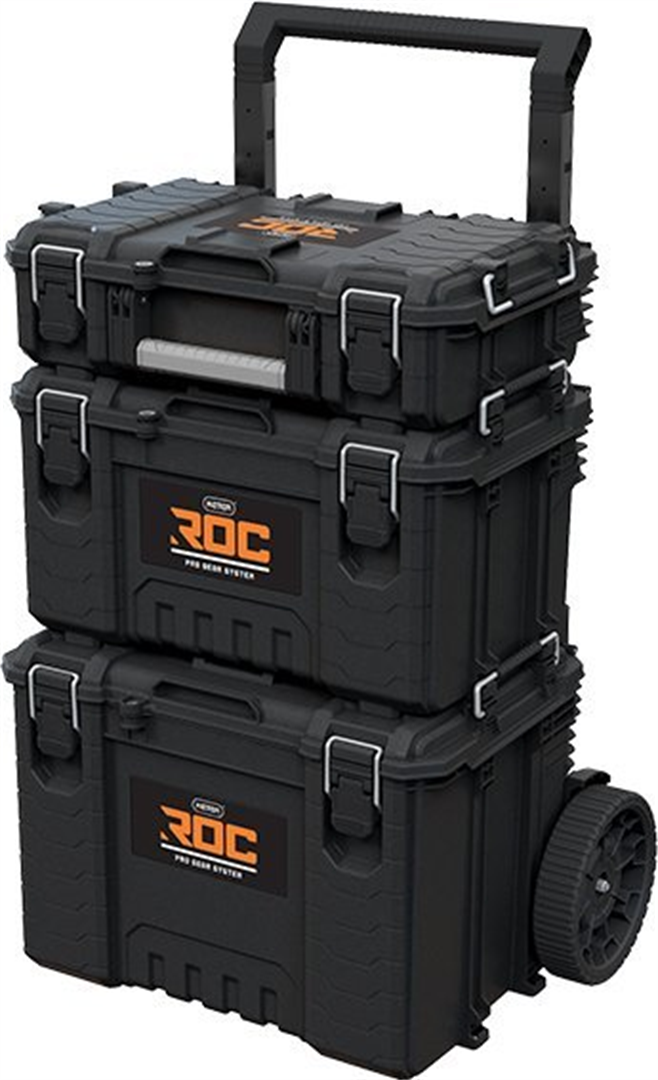 Zestaw 3 skrzynek Keter ROC PRO GEAR 2.0 | Narzedzia.pl