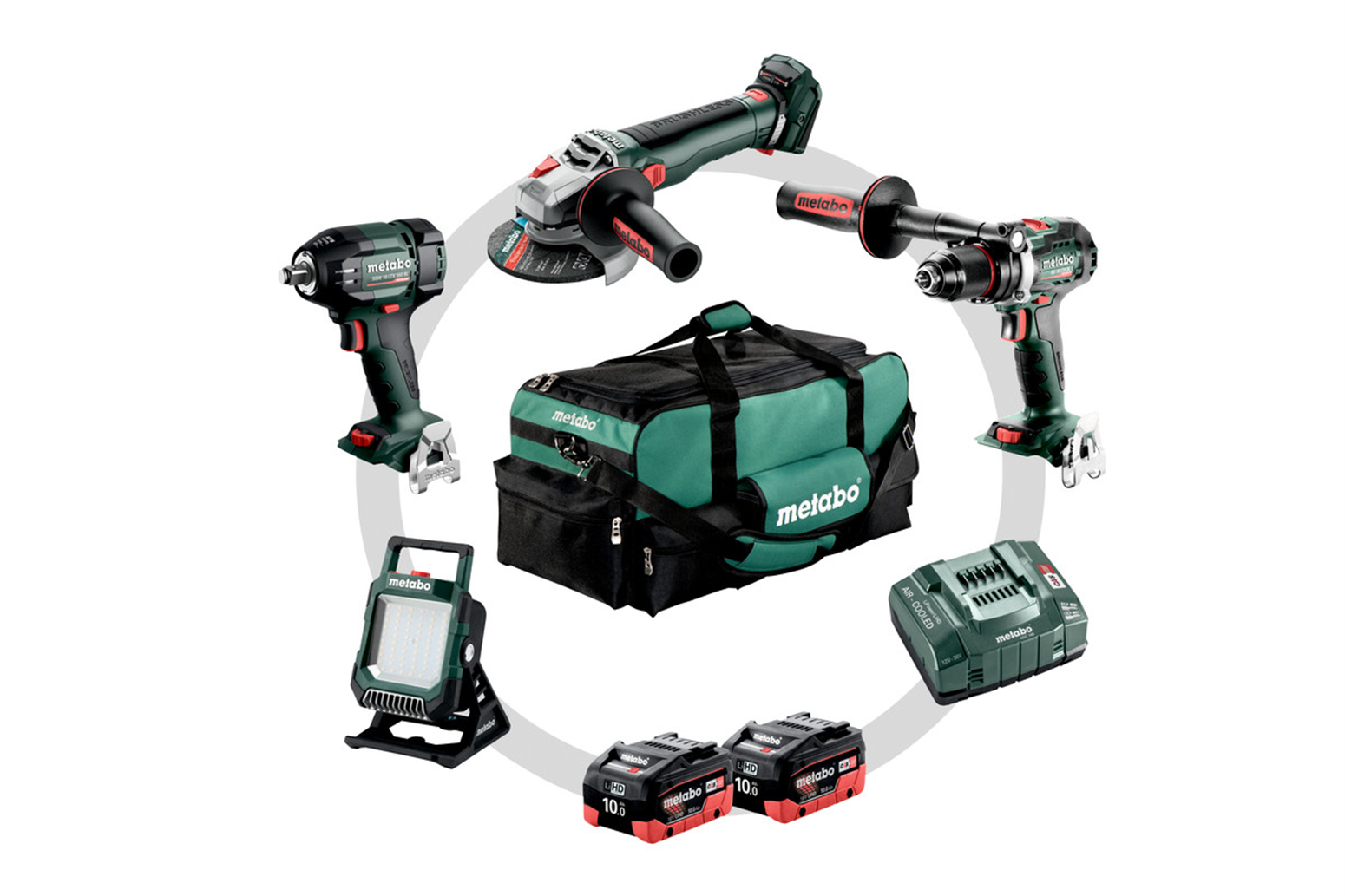 Zestaw elektronarzędzi 18V Metabo CAS Combo Set 4.3.2 2x10.0Ah ...