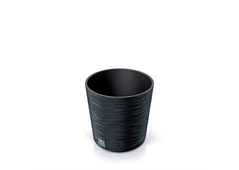 Doniczka FURU ROUND LOW - antracytowy Prosperplast DFR300-S433 ...