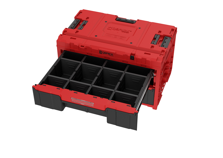 Skrzynka z szufladami Qbrick System ONE 2.0 DRAWER 2 TOOLBOX EXPERT RED Ultra HD Custom ...