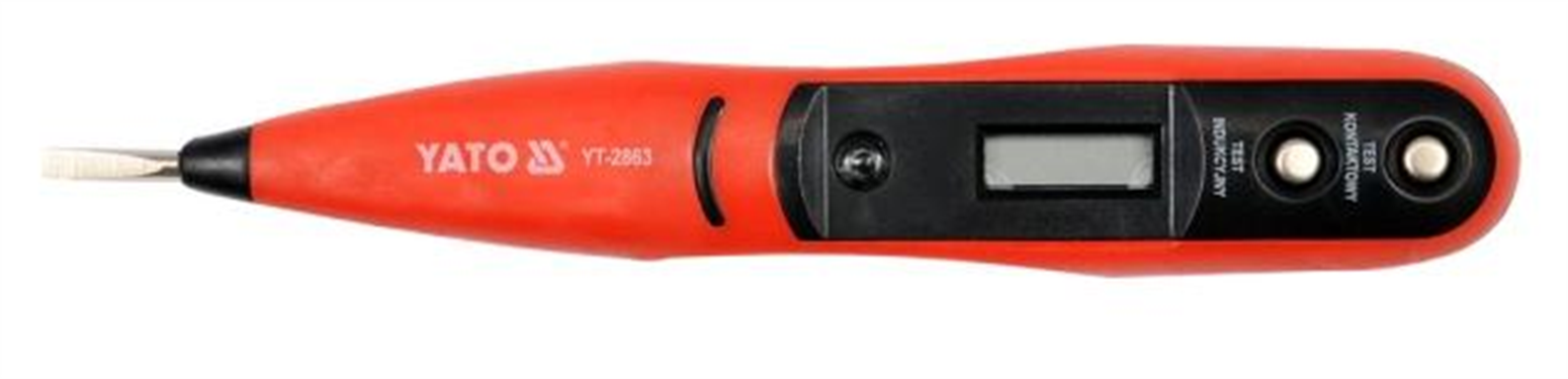 Próbnik napięcia LCD Yato YT-2863 | Narzedzia.pl